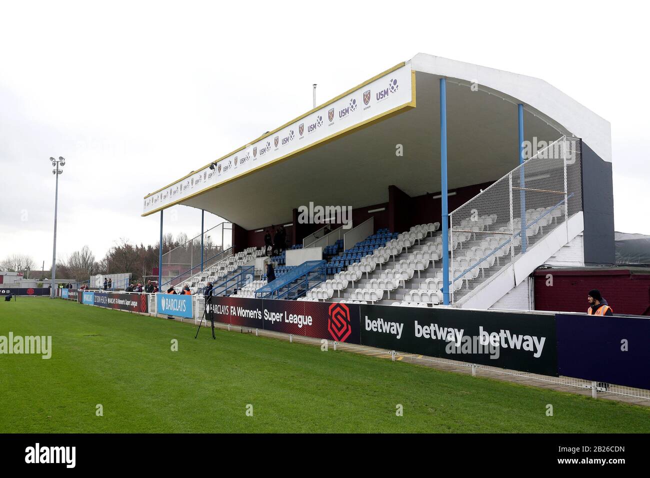 The main stand during West Ham United Women vs Arsenal Women, Women's ...