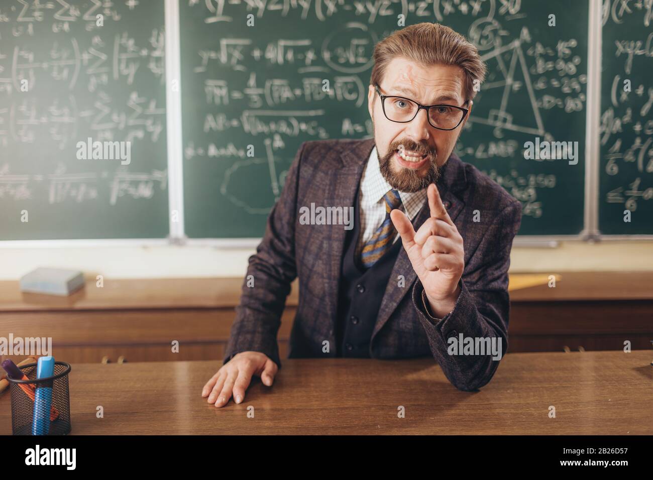 Enthusiastic teacher hi-res stock photography and images - Alamy