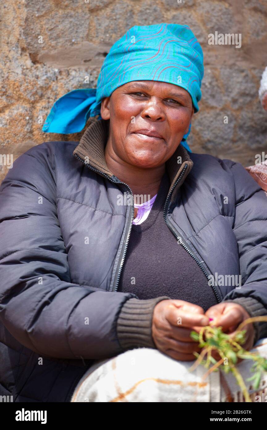 Basotho woman hi-res stock photography and images - Alamy