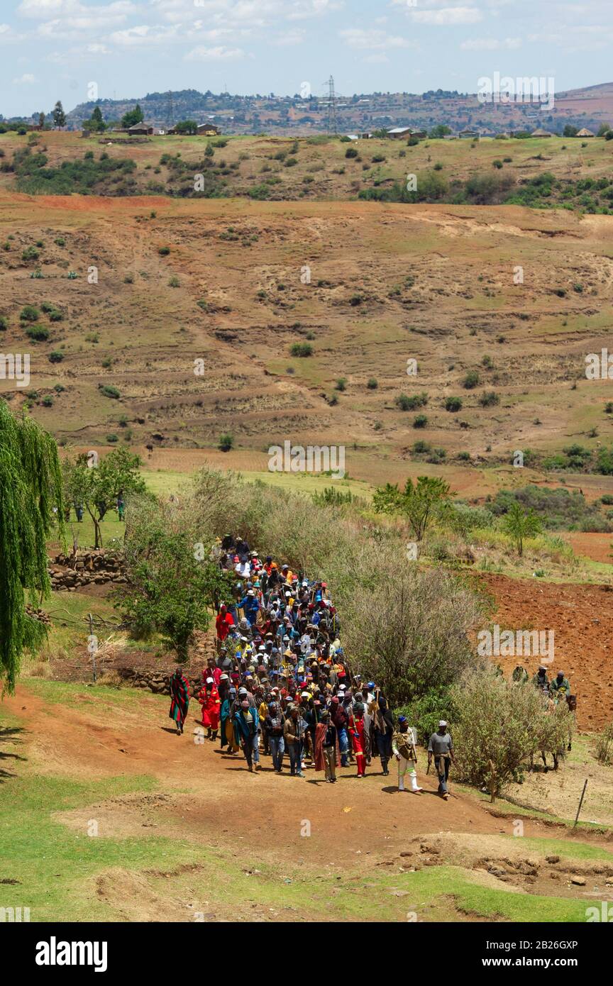 Ceremony of basotho initiation hi-res stock photography and images - Alamy