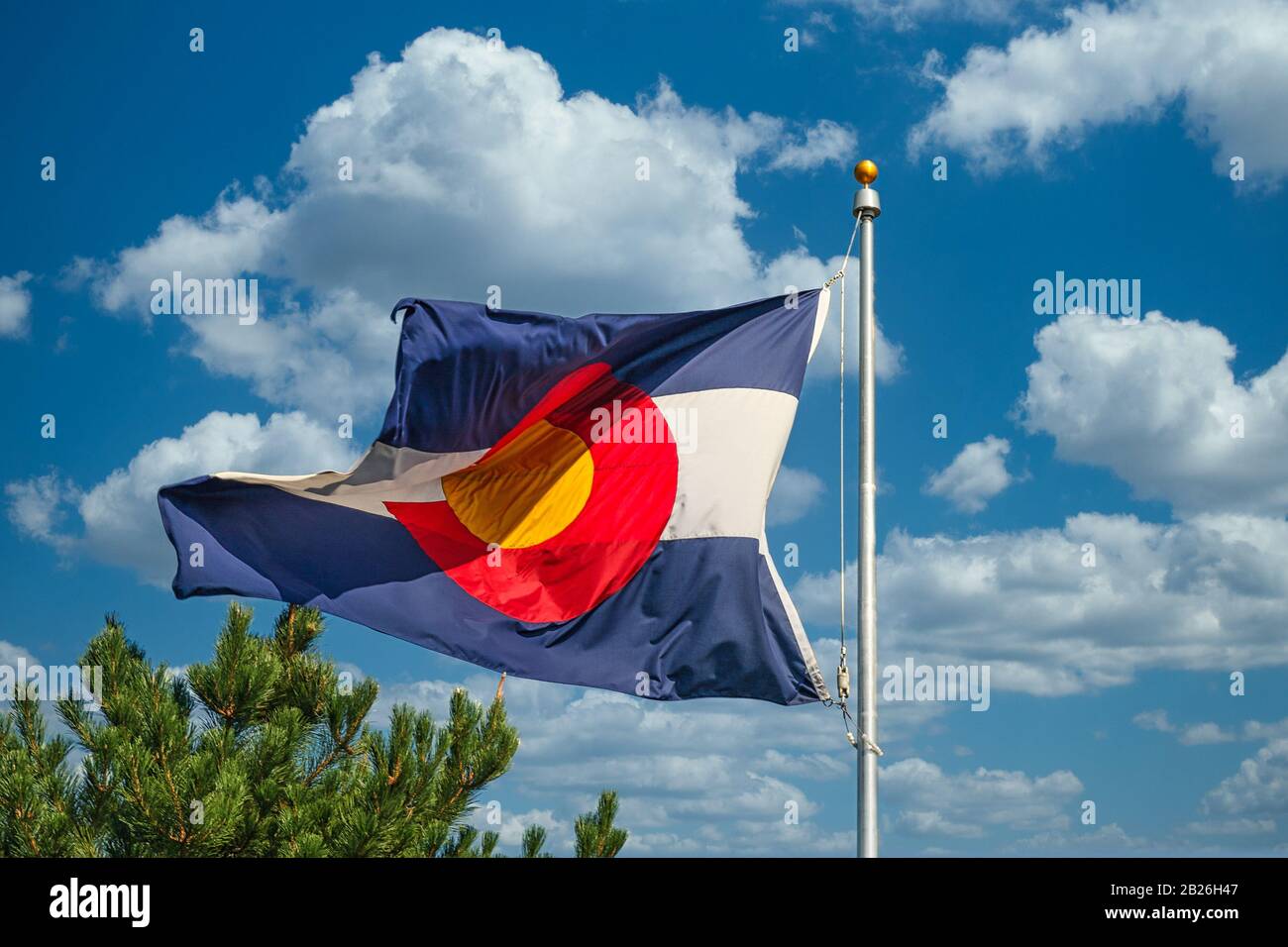 Colorado state flag hi-res stock photography and images - Alamy