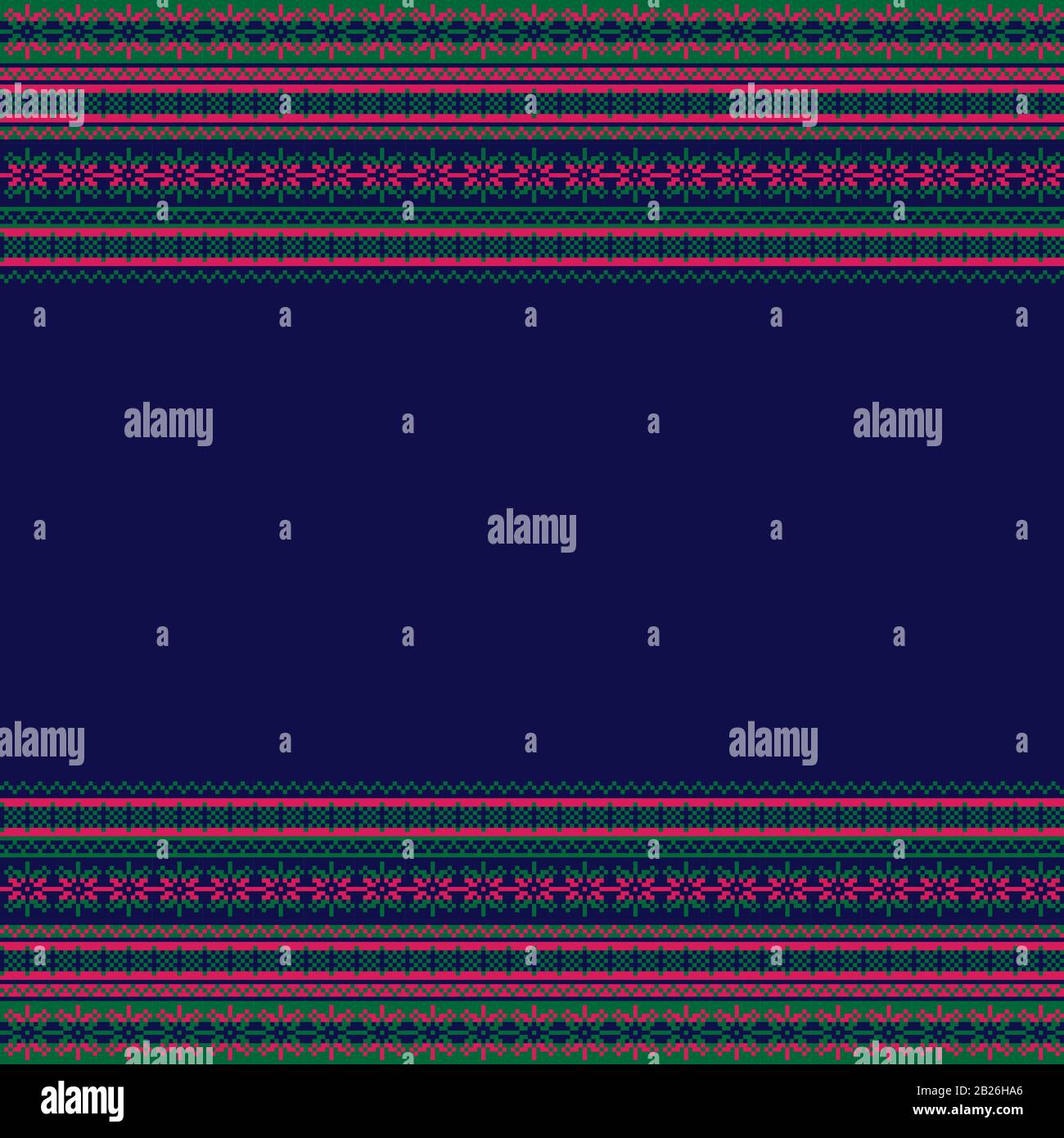 Christmas Fair Isle Border Template - This is a Christmas fair isle ...