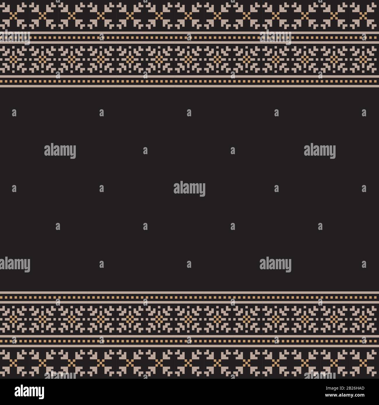 Christmas Fair Isle Border Template - This is a Christmas fair isle ...