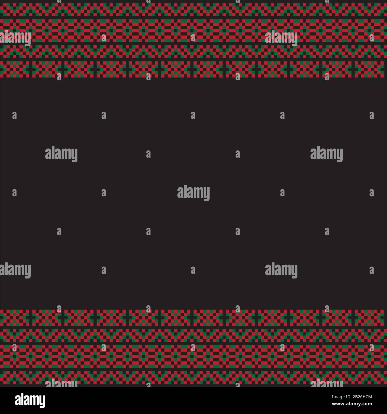 Christmas Fair Isle Border Template - This is a Christmas fair isle ...