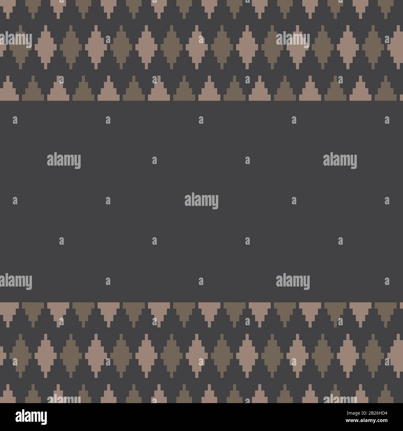 Argyle Geometric Border Template - This is an argyle border template ...