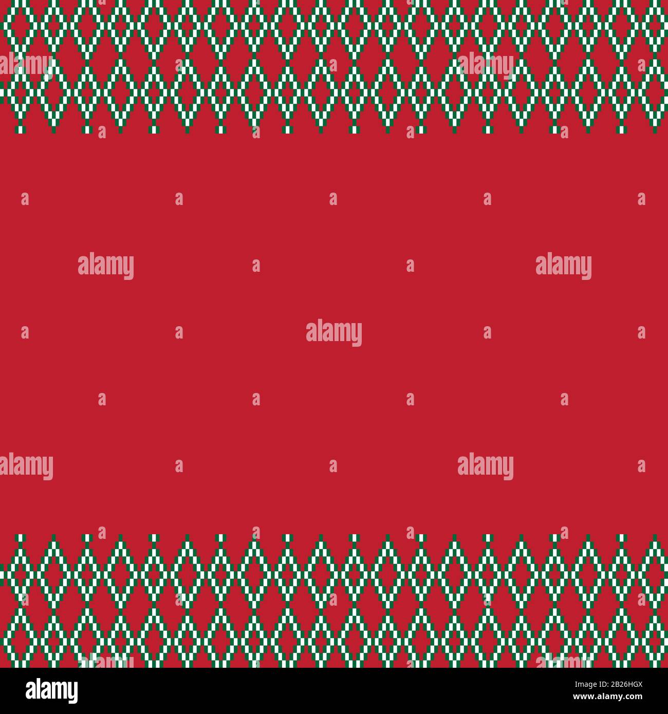 Argyle Geometric Border Template - This is an argyle border template ...