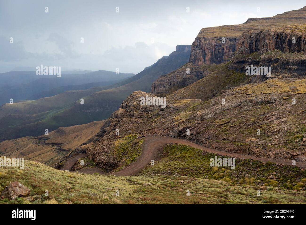 Sani Pass, Lesotho Stock Photo - Alamy