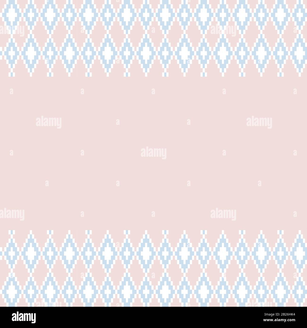 Argyle Geometric Border Template - This is an argyle border template ...