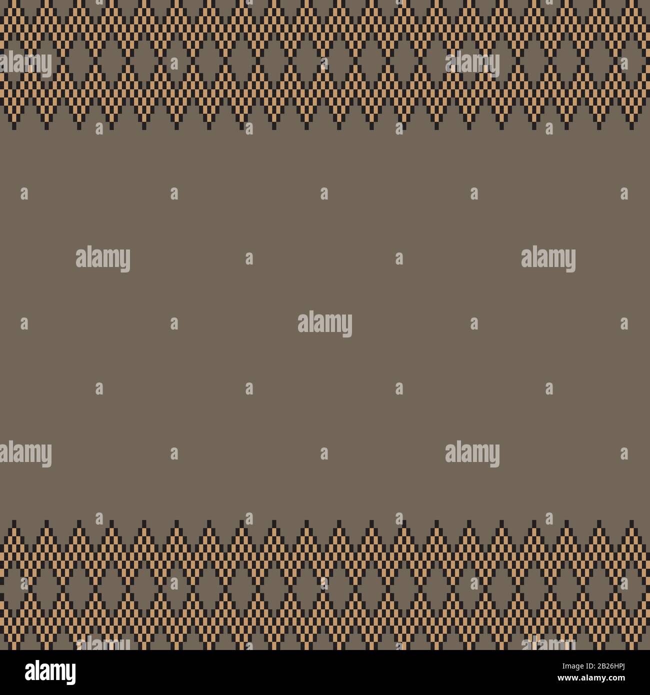 Argyle Geometric Border Template - This is an argyle border template ...