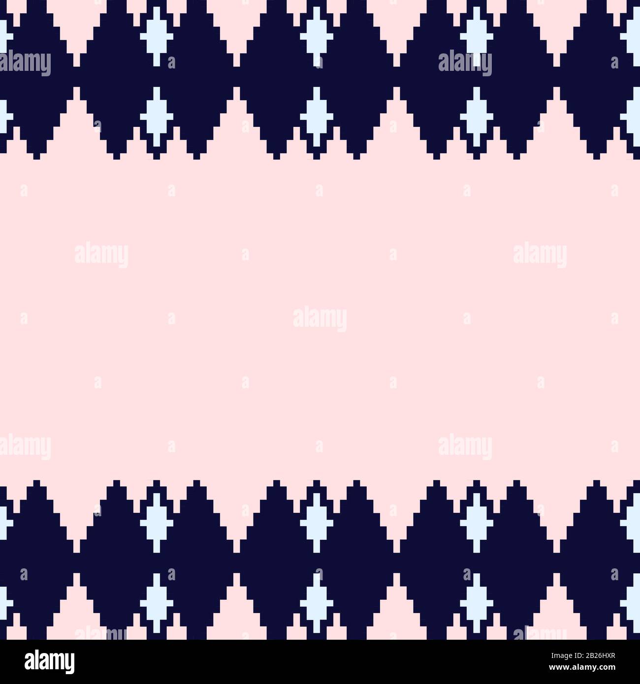 Argyle Geometric Border Template - This is an argyle border template ...