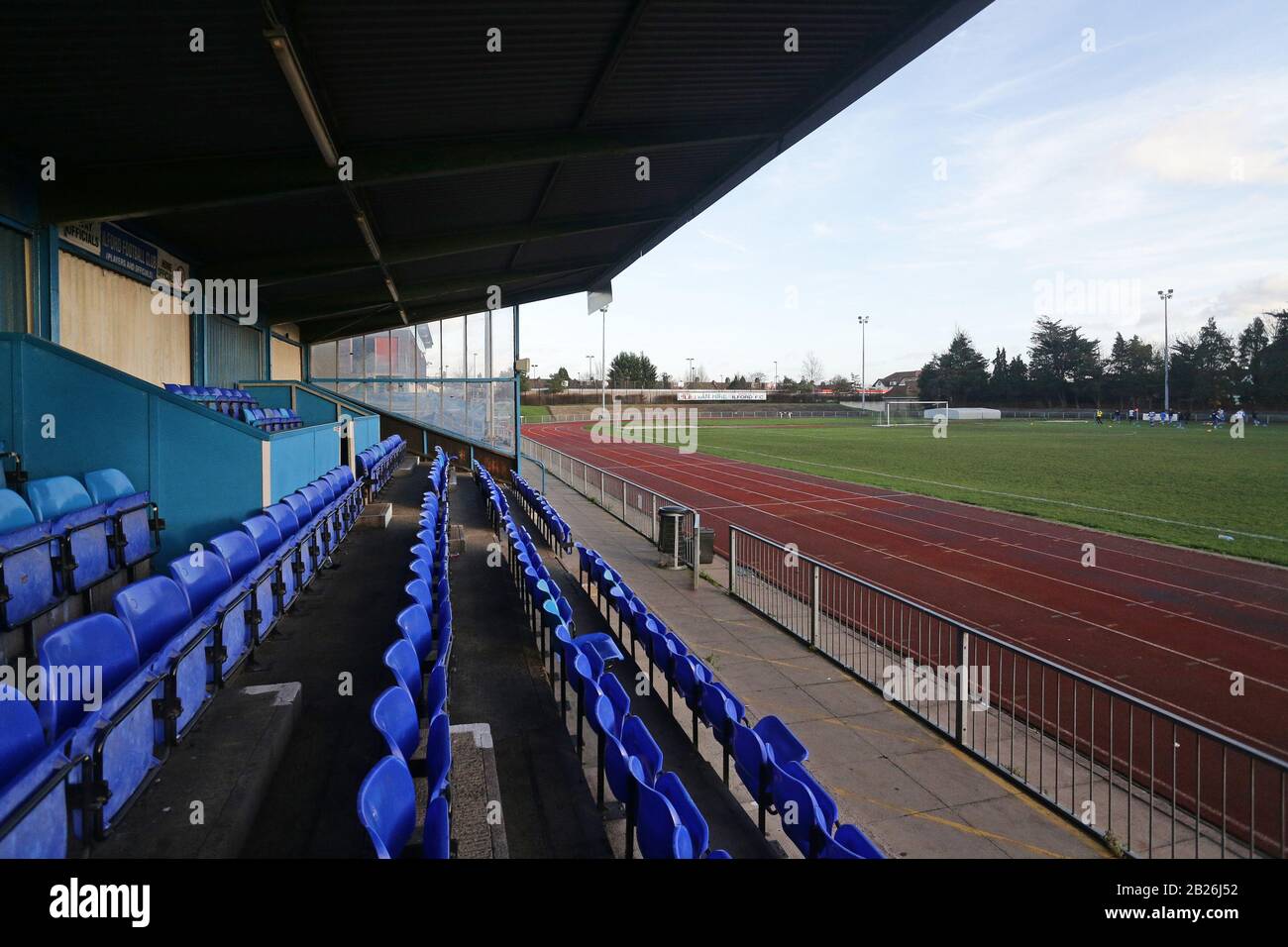 General view of the ground during Ilford vs Clapton, Essex Senior ...