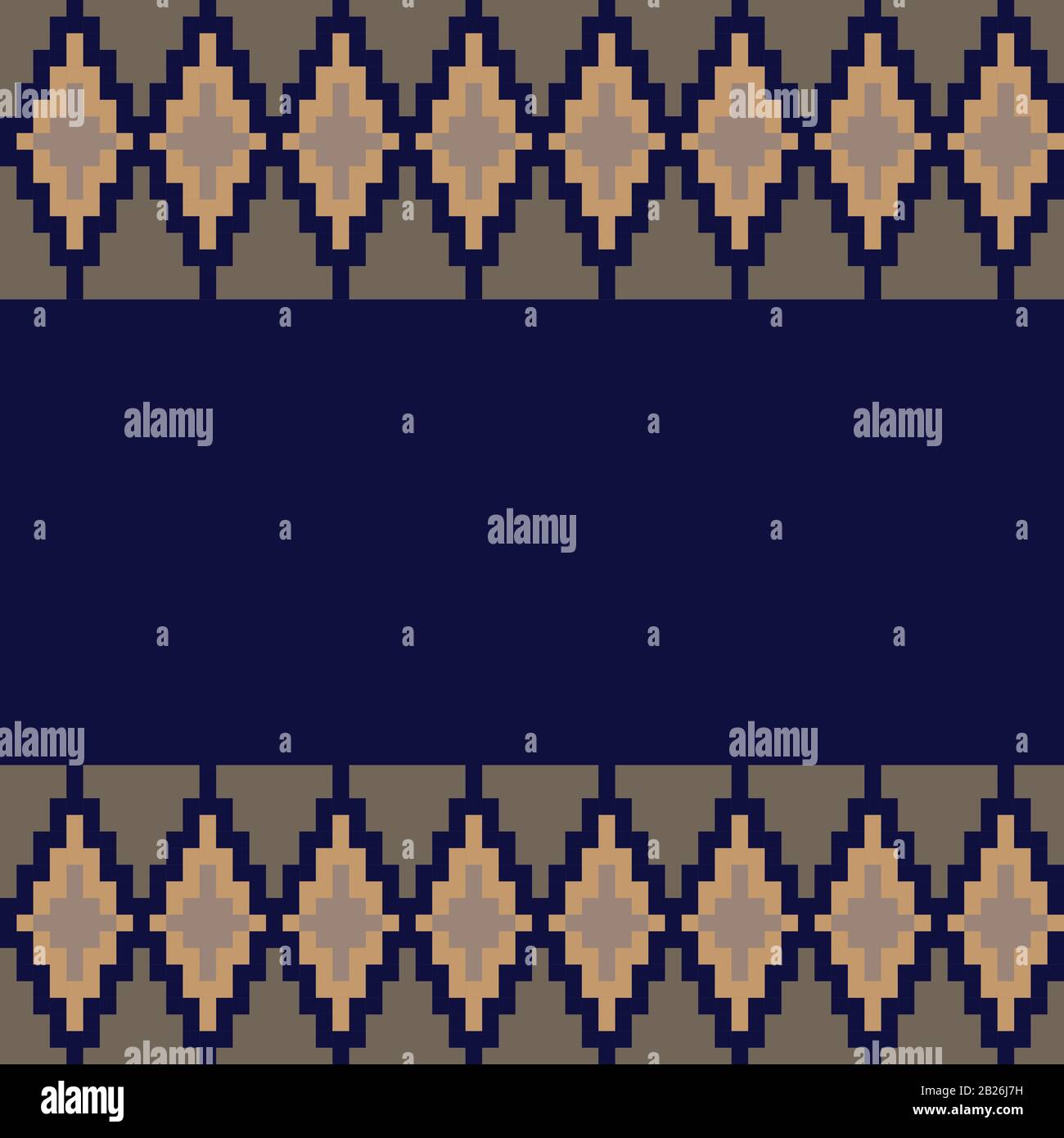 Argyle Geometric Border Template - This is an argyle border template ...
