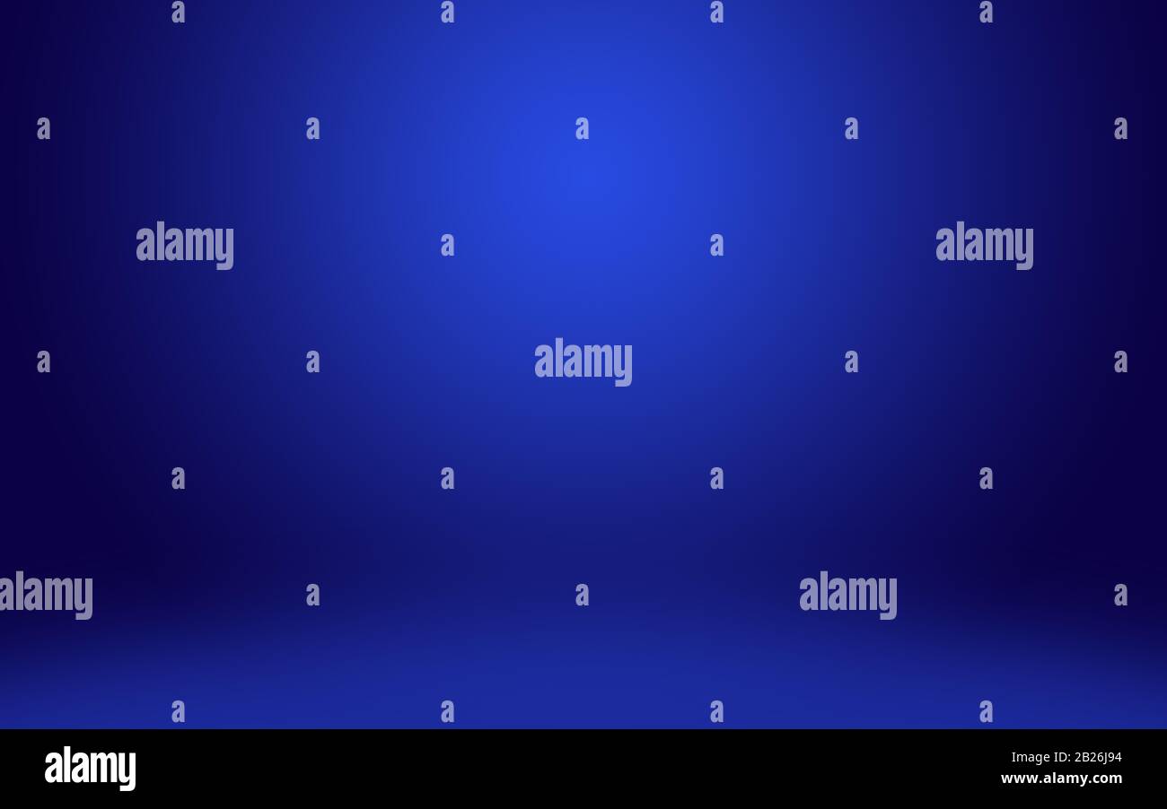 Illustration of blue gradient, scene lighting, abstraction of gorgeous ...