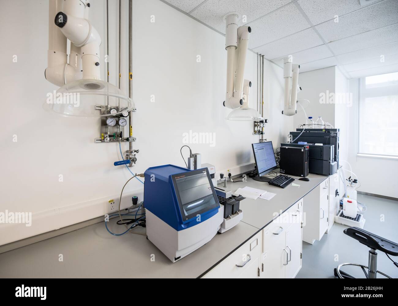 BEIJING, CHINA - JUNE 03, 2019: Modern drug manufacturing laboratory ...