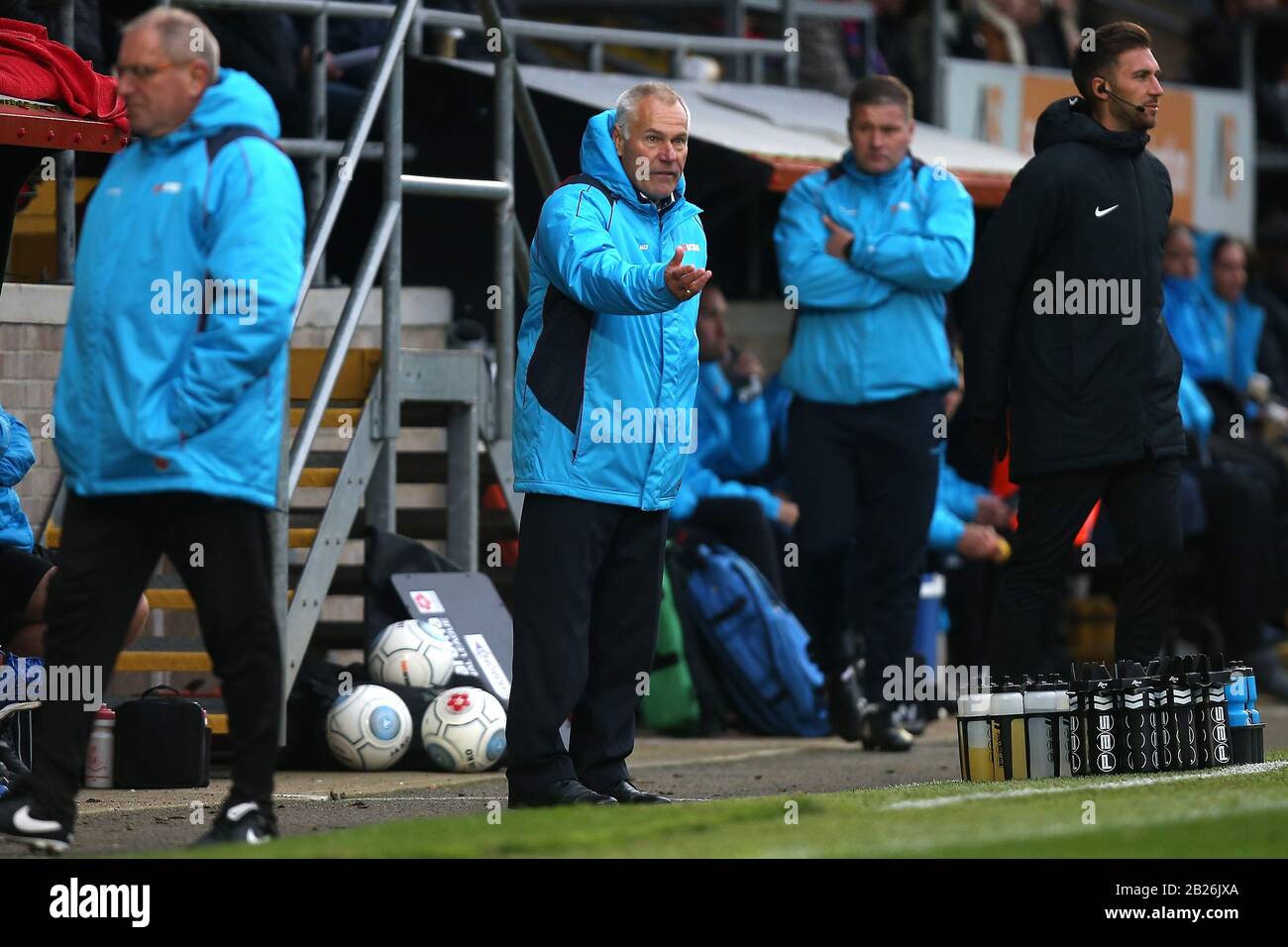 Dagenham manager Peter Taylor during Dagenham & Redbridge vs Harrogate ...