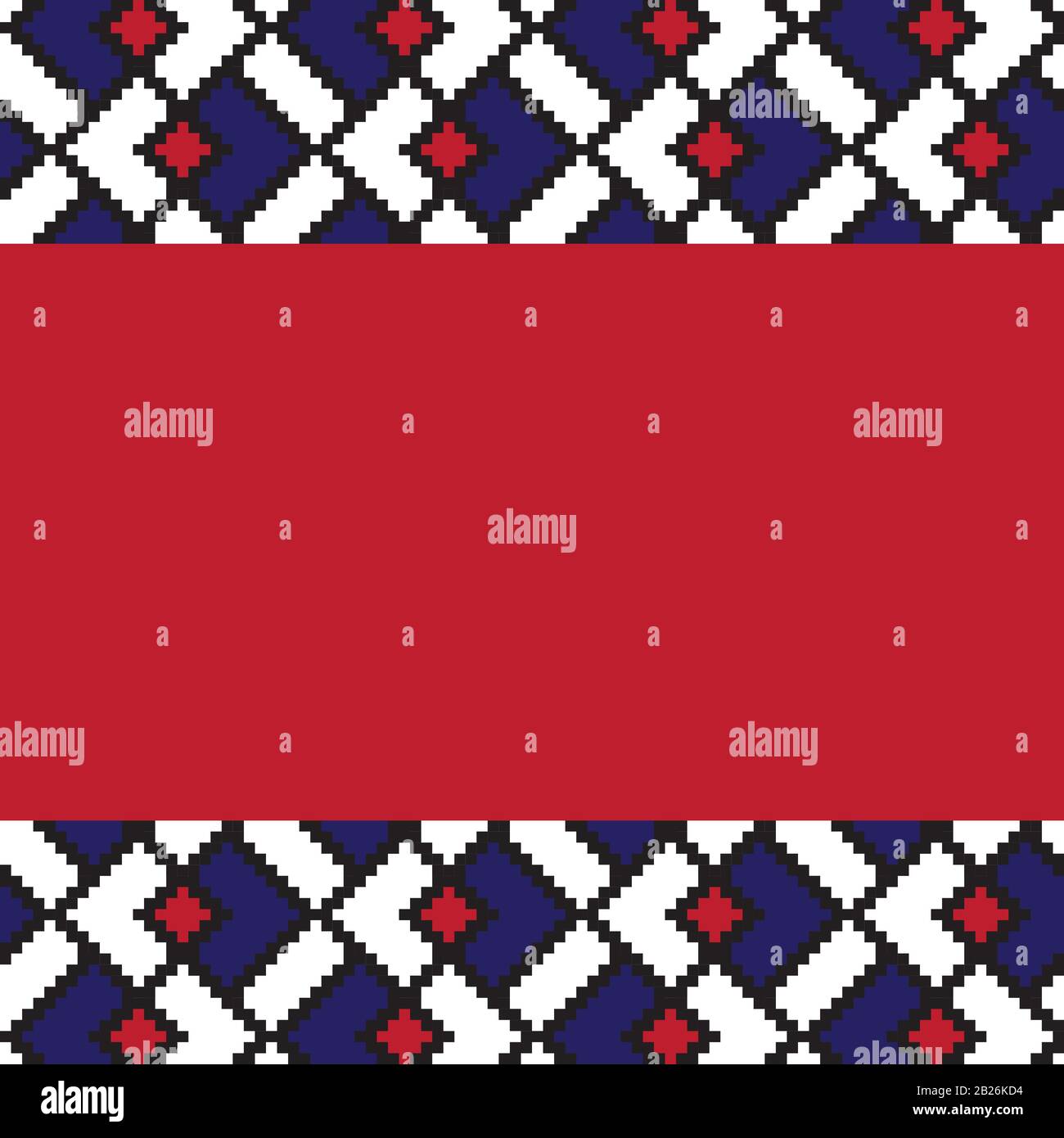Argyle Geometric Border Template - This is an argyle border template ...