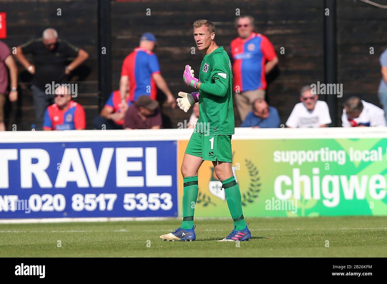 Elliot Justham of Dagenham during Dagenham & Redbridge vs Salford City ...