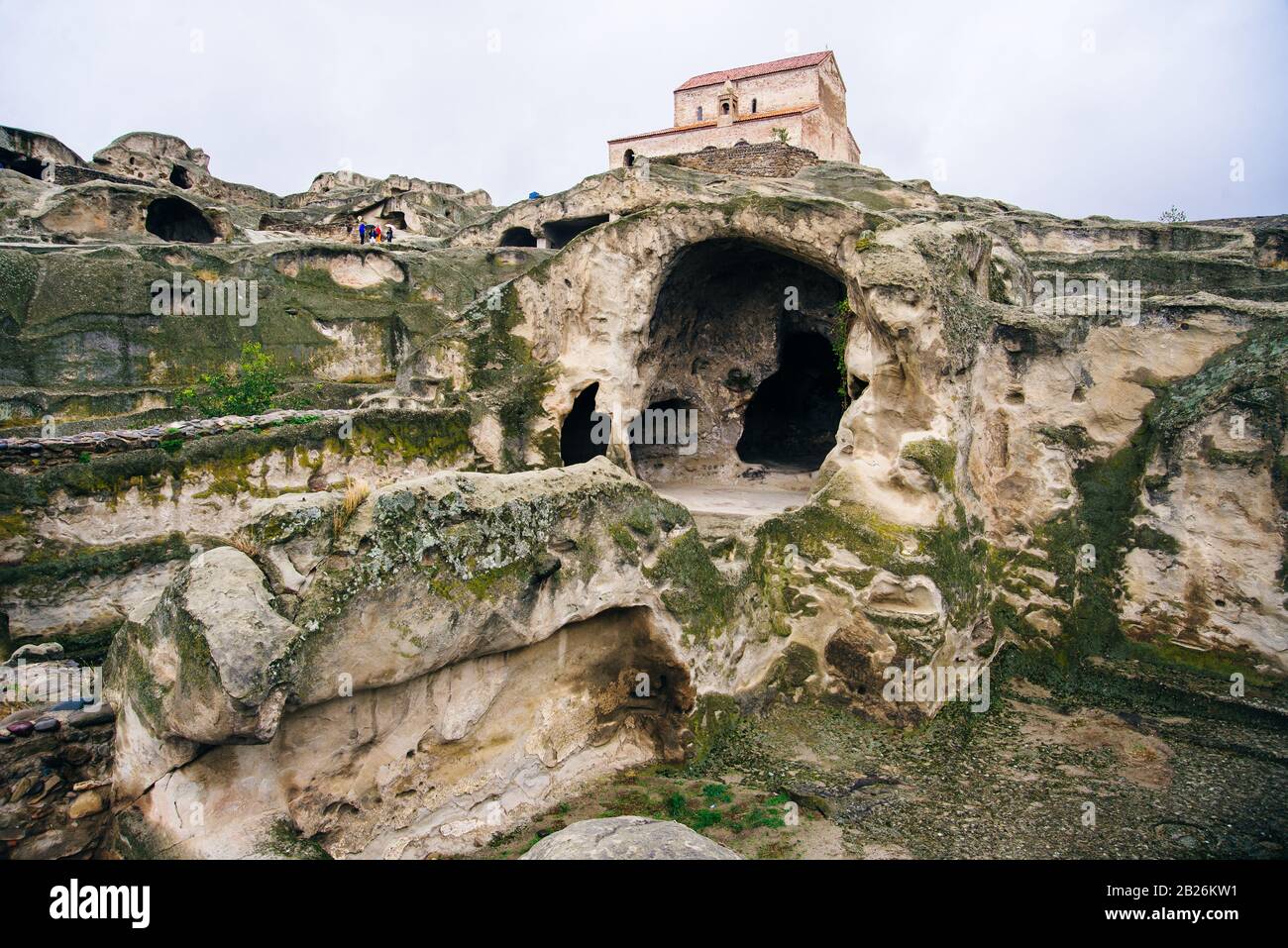 Uplistsikhe Cave City, Cave Town. Old Ancient Cave in Georgia Stock ...