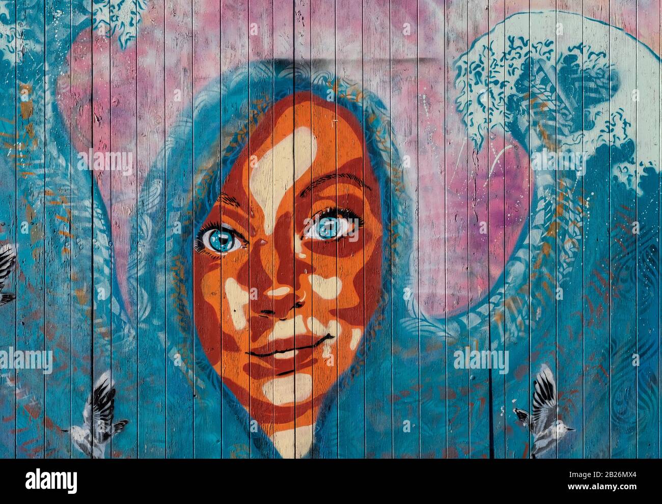 Neglected buildings, spray paint art, graffiti art, urban buildings ...