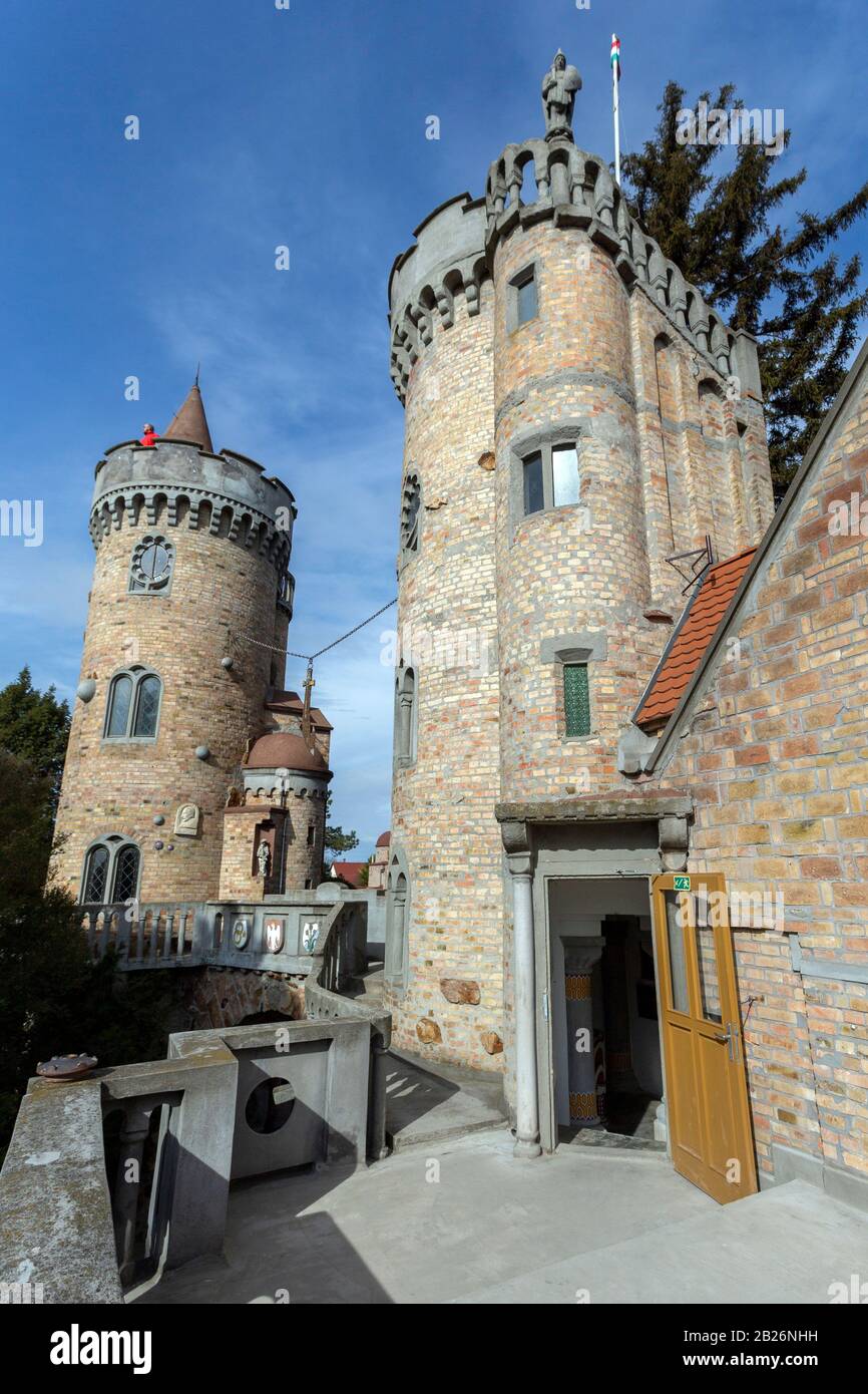 Bory Castle in Szekesfehervar, Hungary. Former home of the sculptor and ...