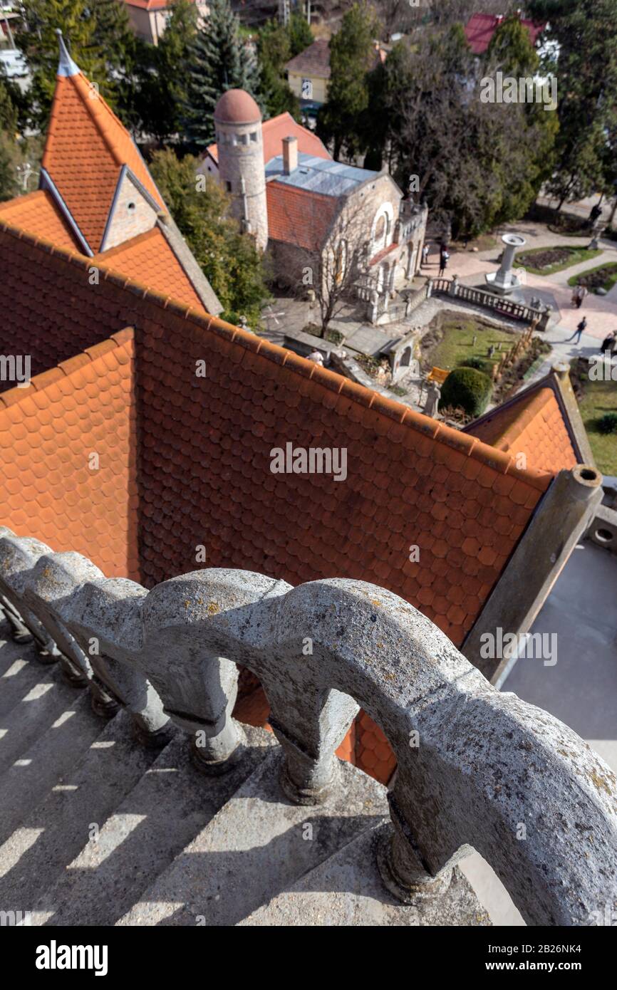 Bory Castle in Szekesfehervar, Hungary. Former home of the sculptor and ...