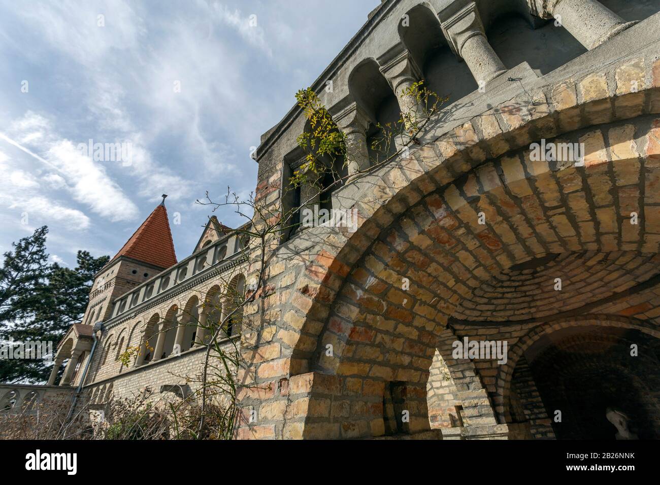 Bory Castle in Szekesfehervar, Hungary. Former home of the sculptor and ...