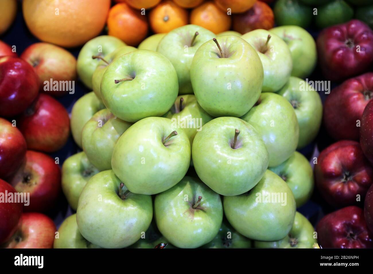 Top view of fruits texture close up as a background Stock Photo - Alamy