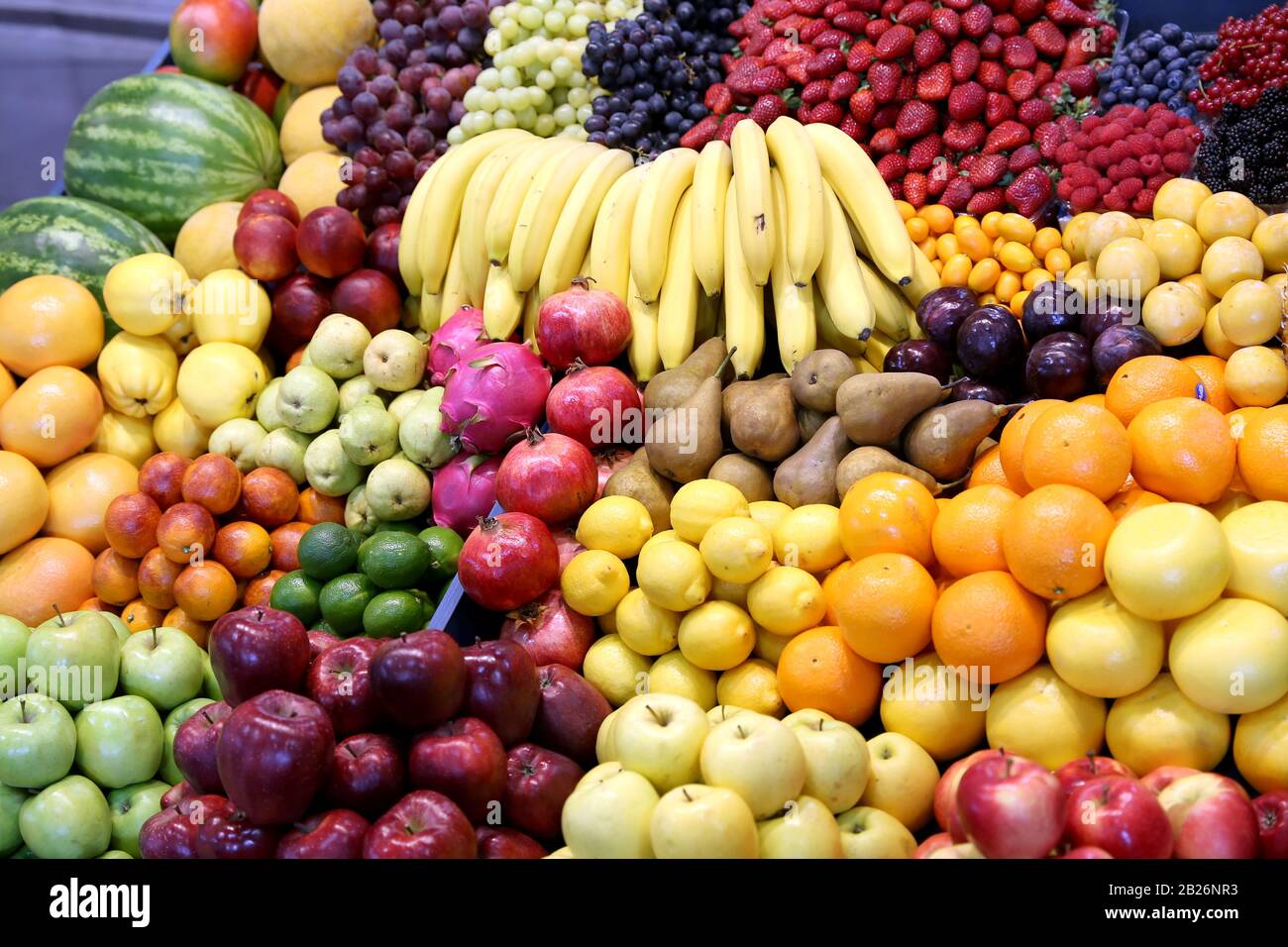 Top view of fruits texture close up as a background Stock Photo - Alamy
