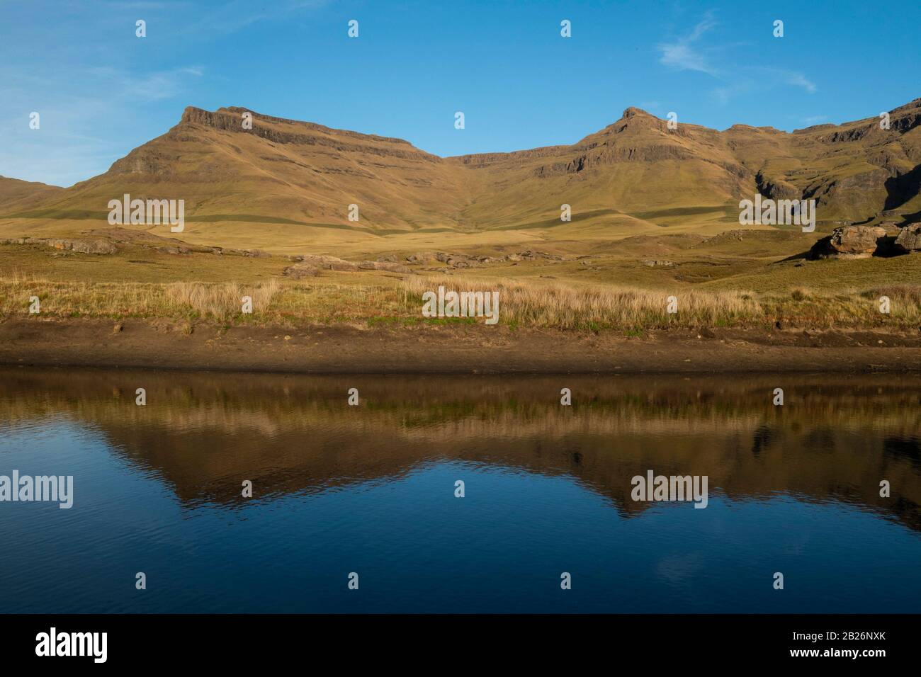 Rock pool, Sehlabathebe National Park, Lesotho Stock Photo - Alamy