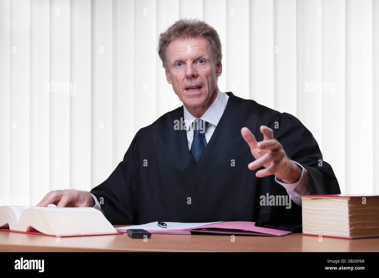 Justice talking hi-res stock photography and images - Alamy