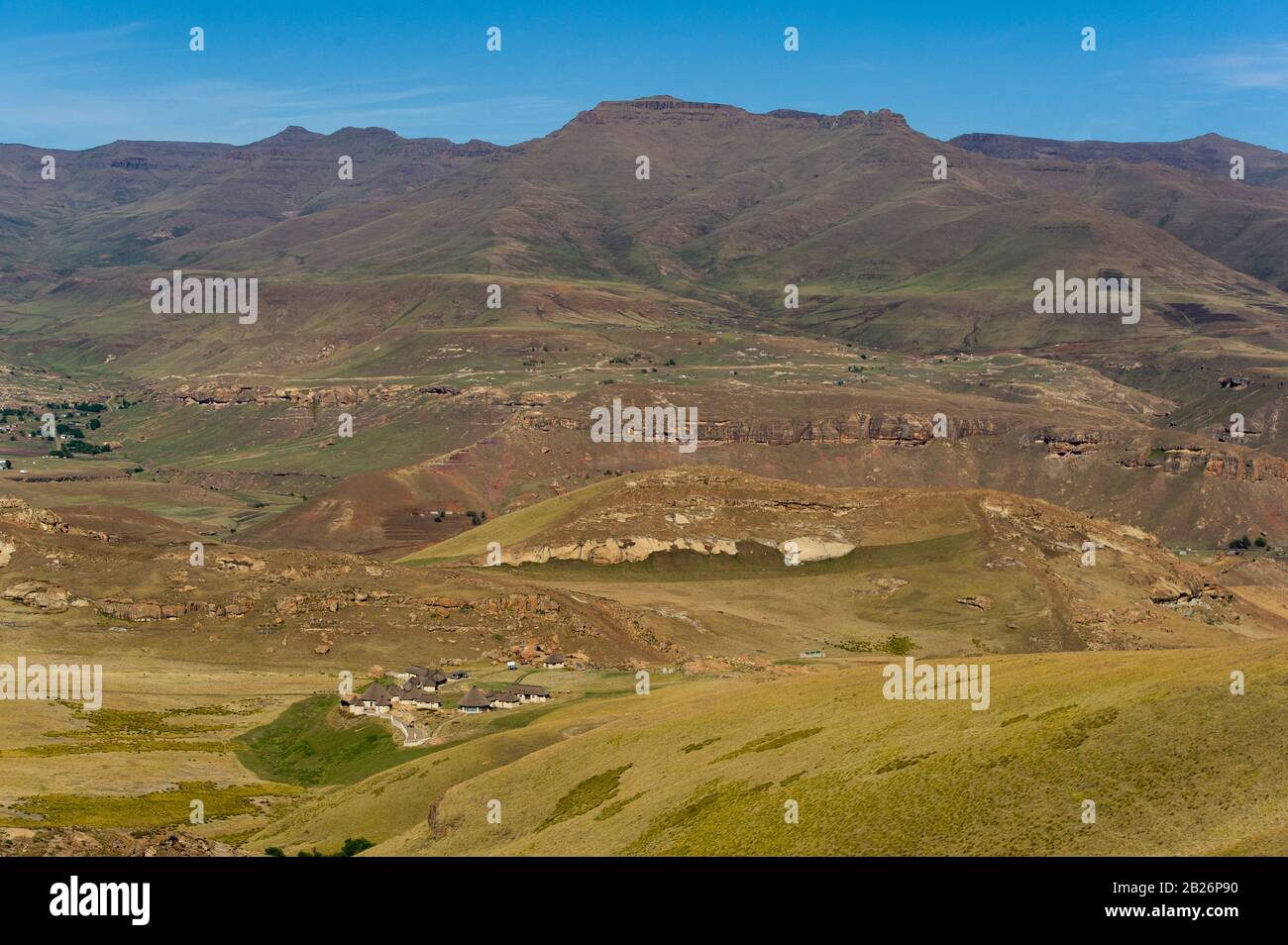 Lodge, Sehlabathebe National Park, Lesotho Stock Photo - Alamy