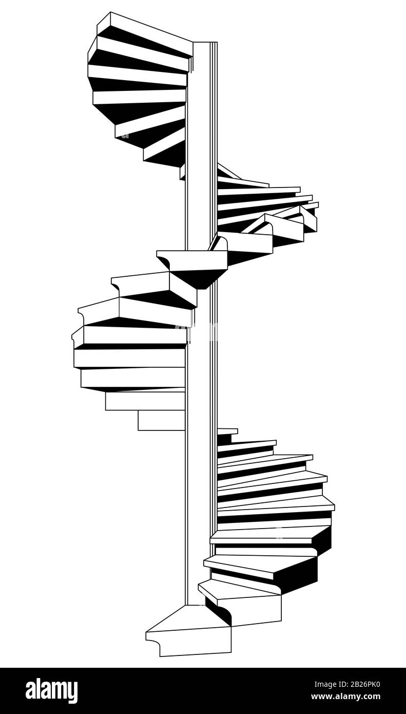 Rcc Spiral Staircase Drawing