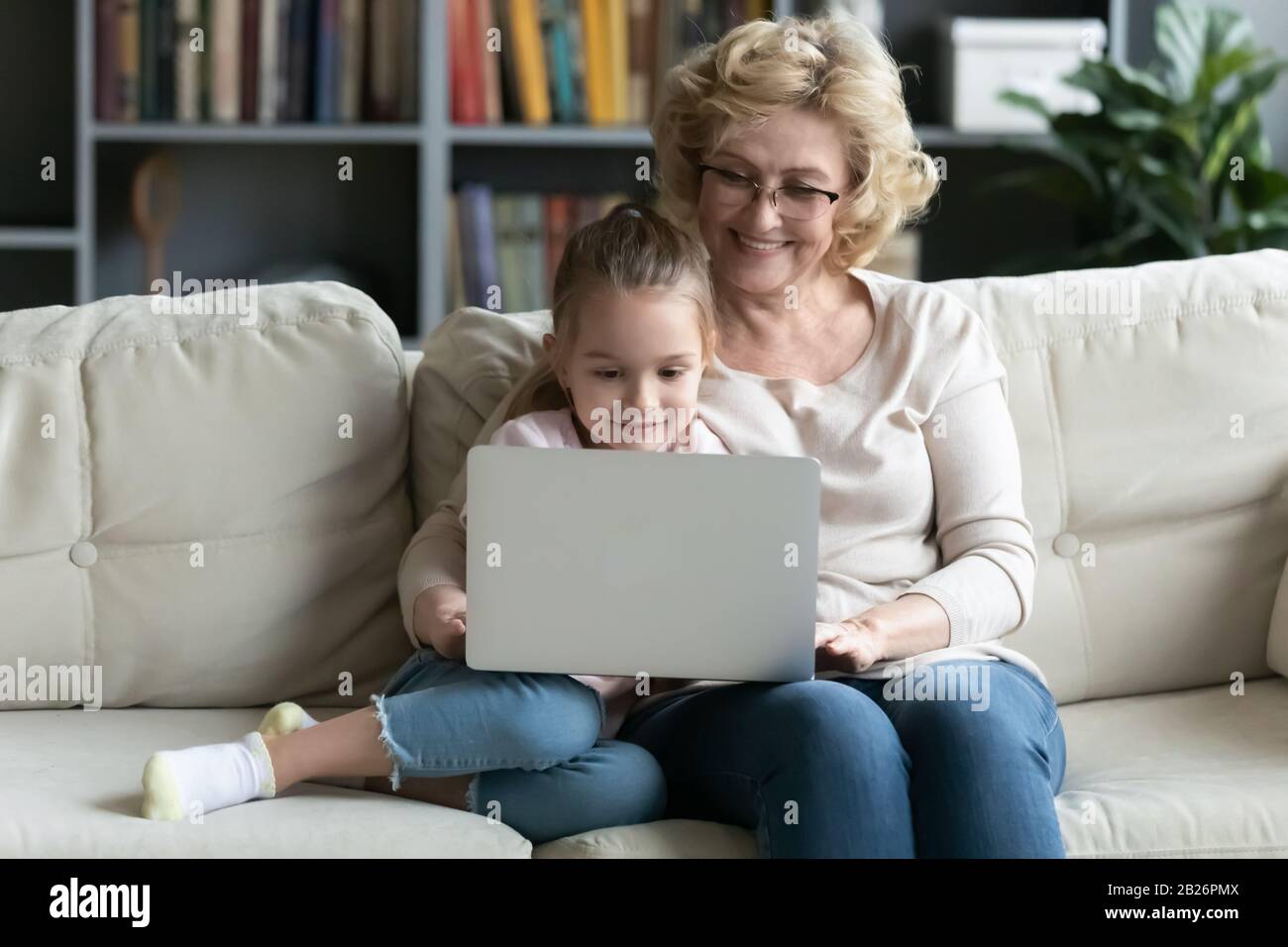 Granny Funny Child High Resolution Stock Photography and Images - Alamy