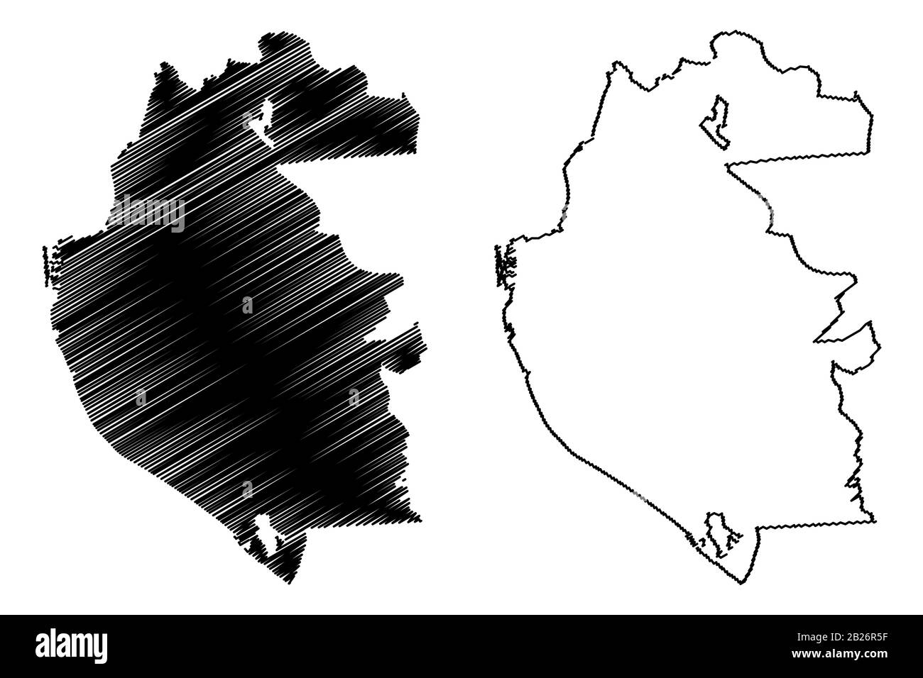 Liverpool map outline hi-res stock photography and images - Alamy