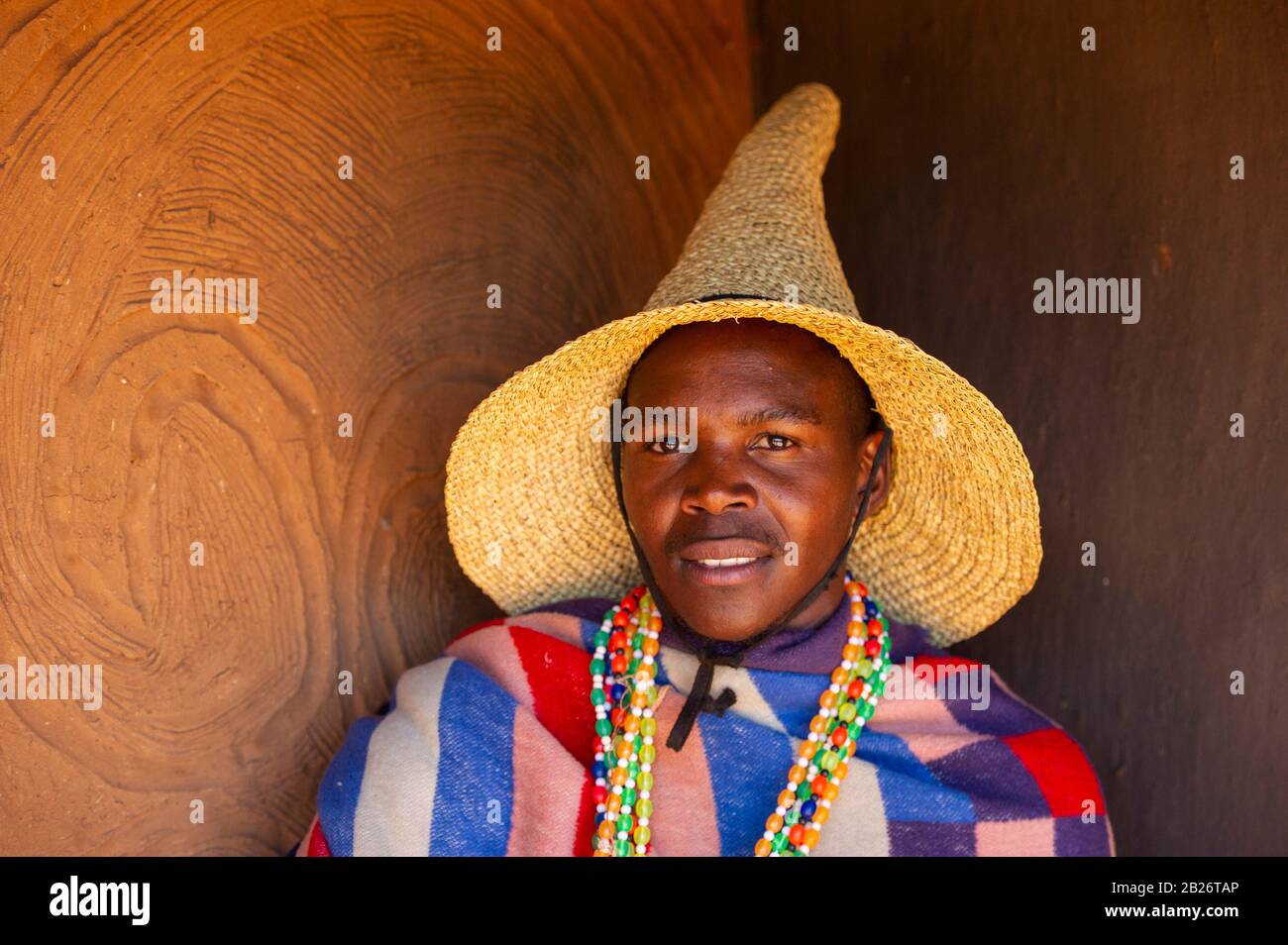 Basotho man, Malealea, Lesotho Stock Photo - Alamy