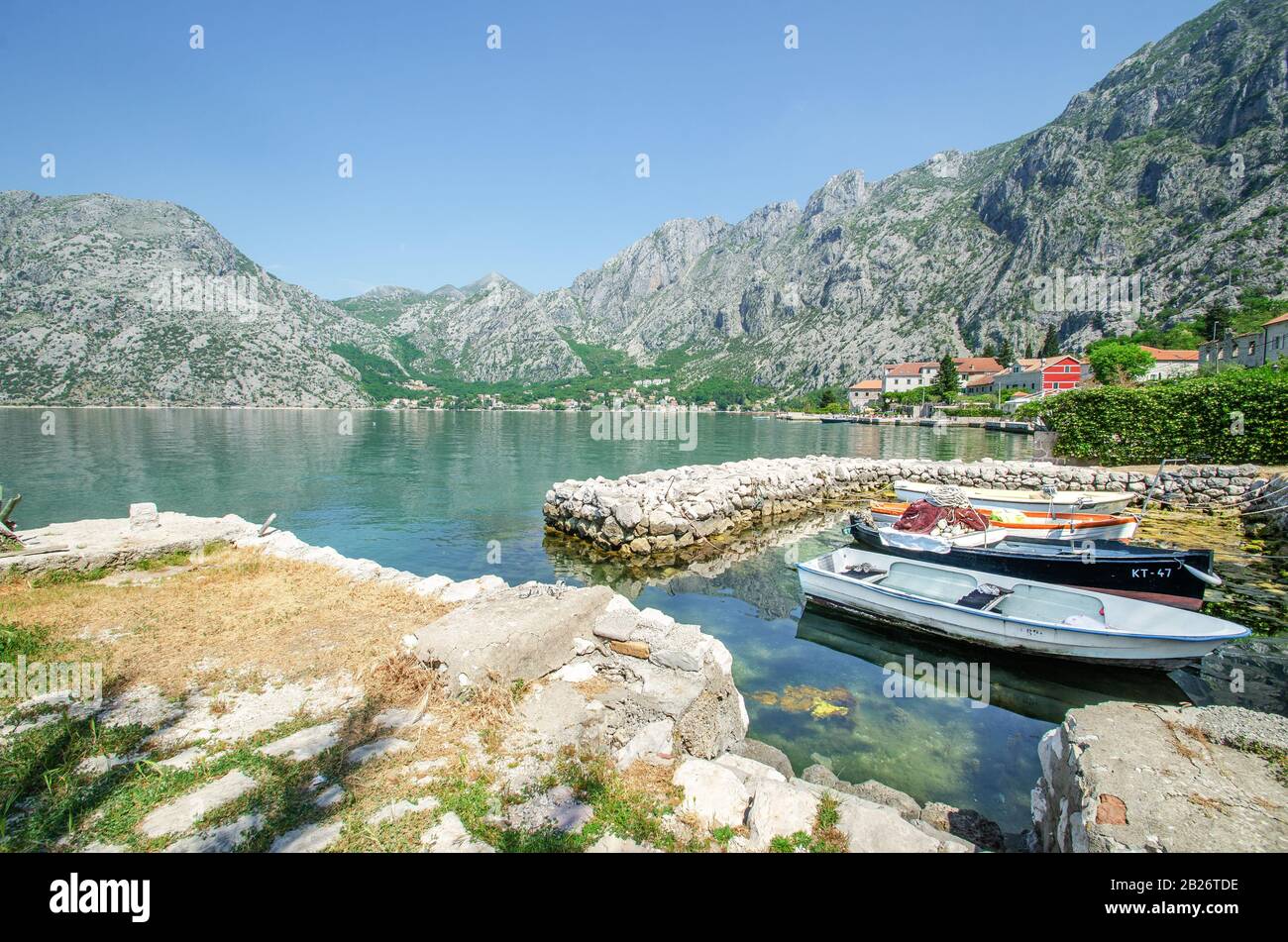 Kotor bay dobrota hi-res stock photography and images - Alamy