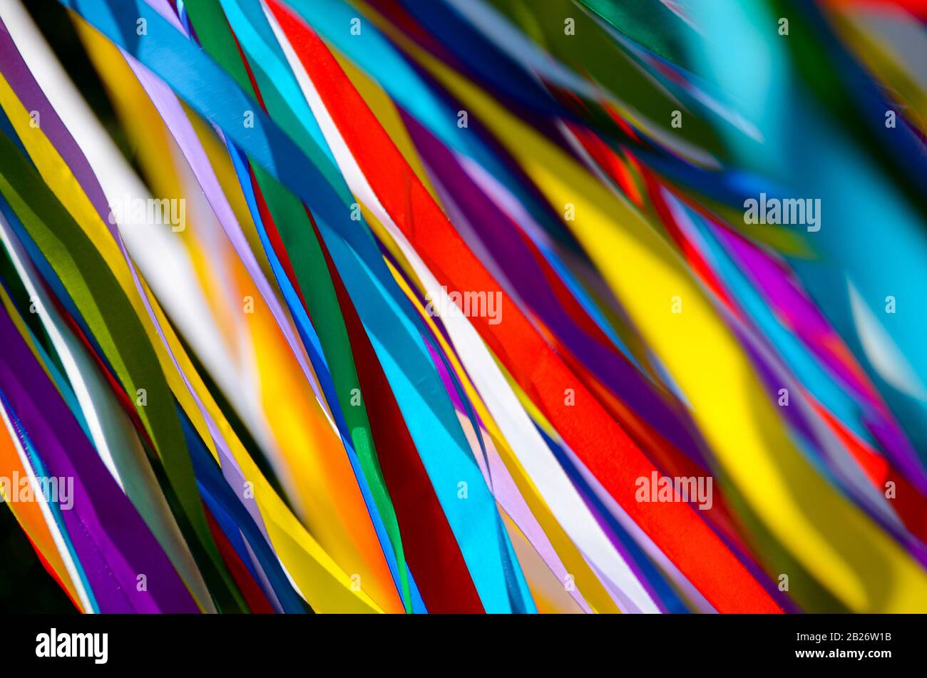 Ribbon blowing in the wind hi-res stock photography and images - Alamy