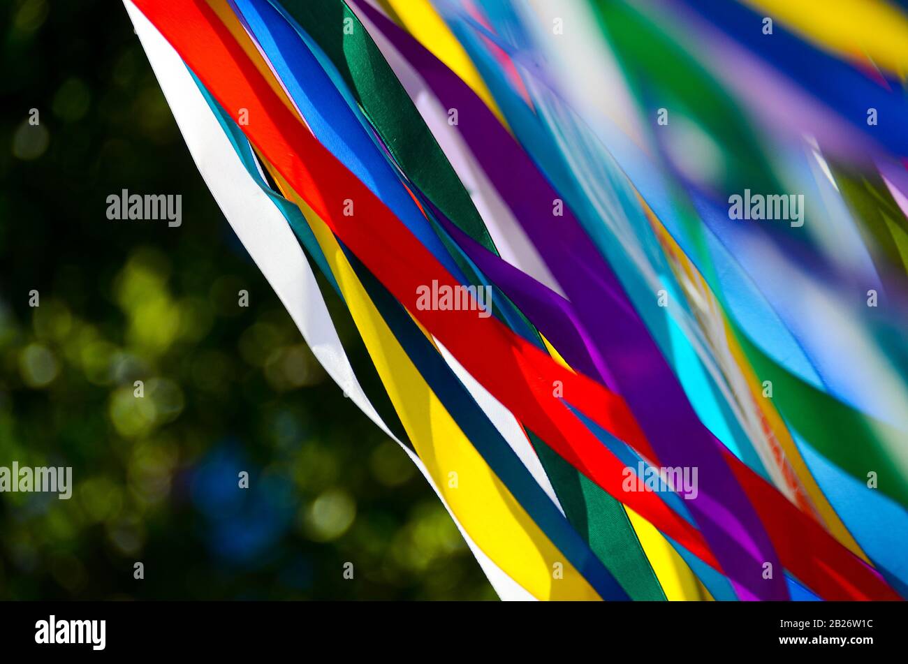 Ribbon blowing in the wind hi-res stock photography and images - Alamy