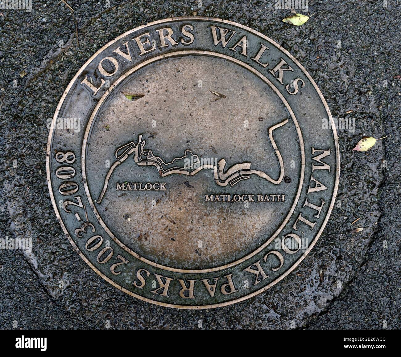 Lovers walks ,Matlock Bath,Derbyshire,England,UK Stock Photo - Alamy