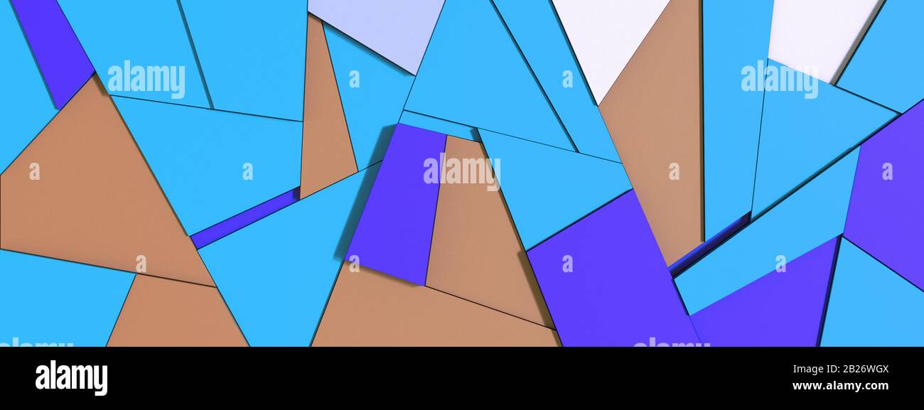 3d simple geometric abstract patterns Stock Photo - Alamy