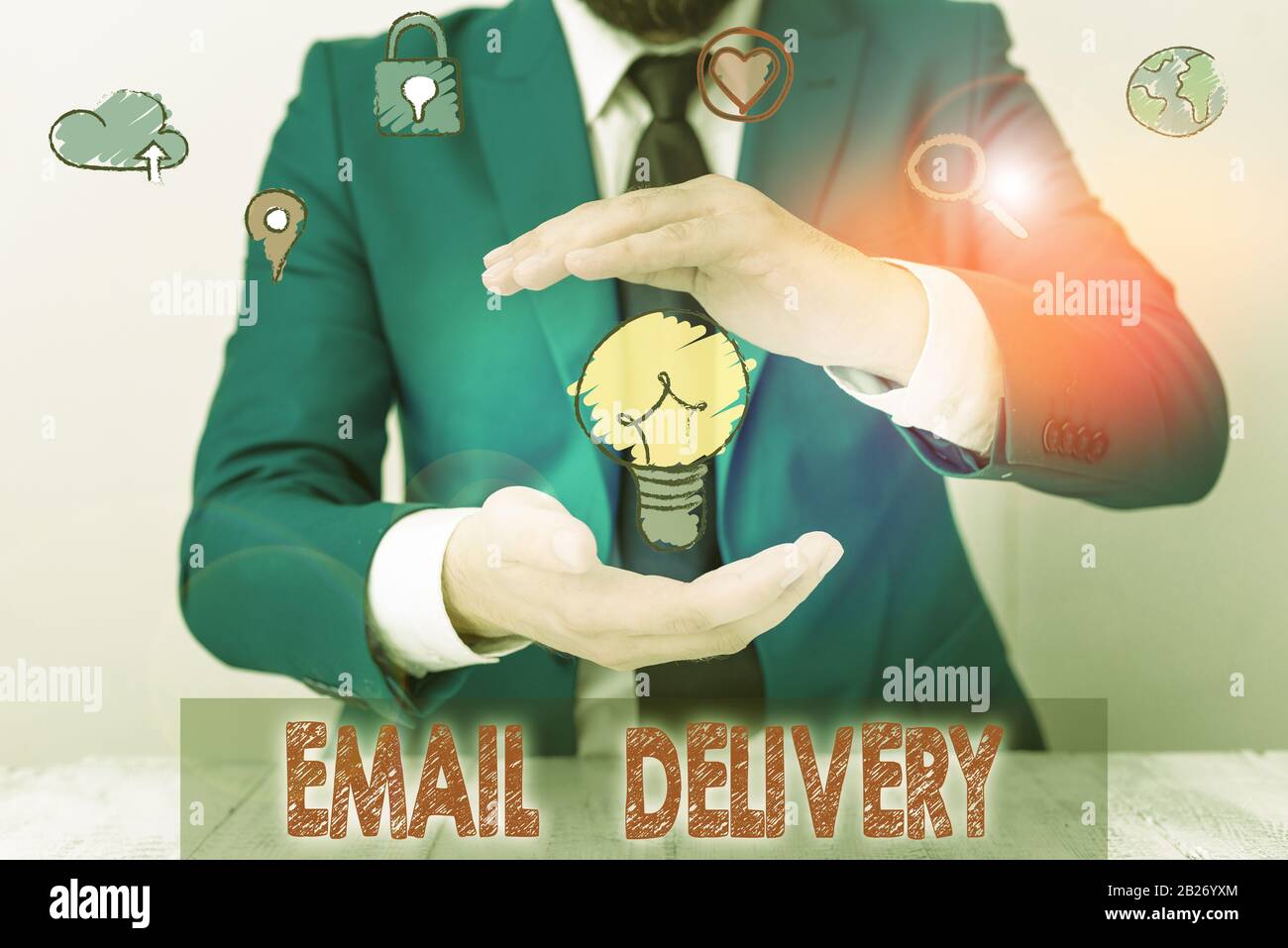 Handwriting text writing Email Delivery. Conceptual photo a type ...
