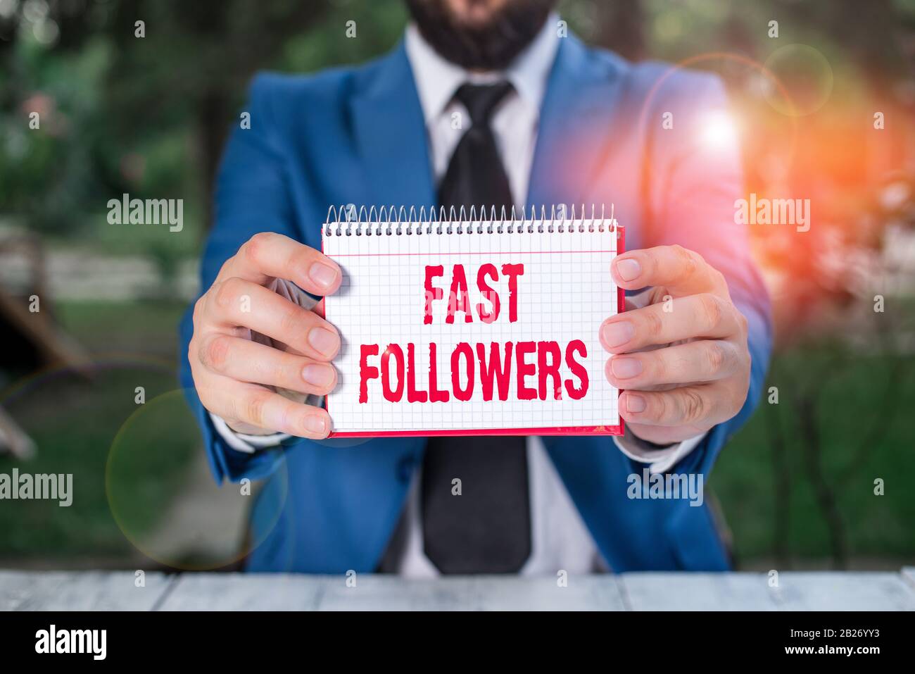 Handwriting text Fast Followers. Conceptual photo company that quickly ...