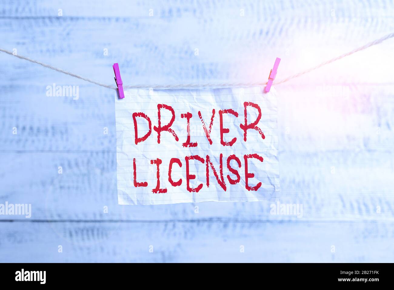 Handwriting text writing Driver License. Conceptual photo a document ...