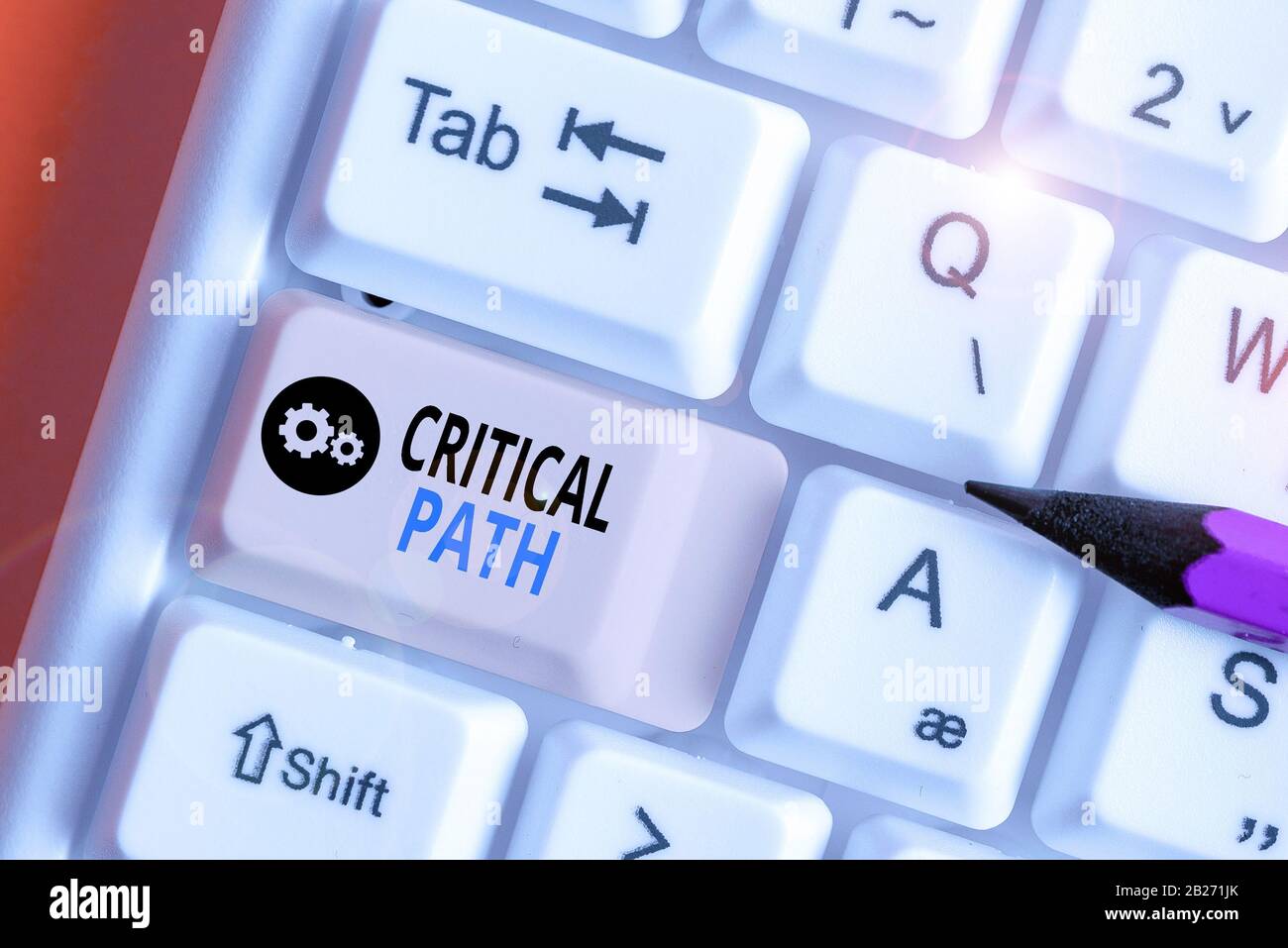 Text sign showing Critical Path. Business photo text sequence of stages ...