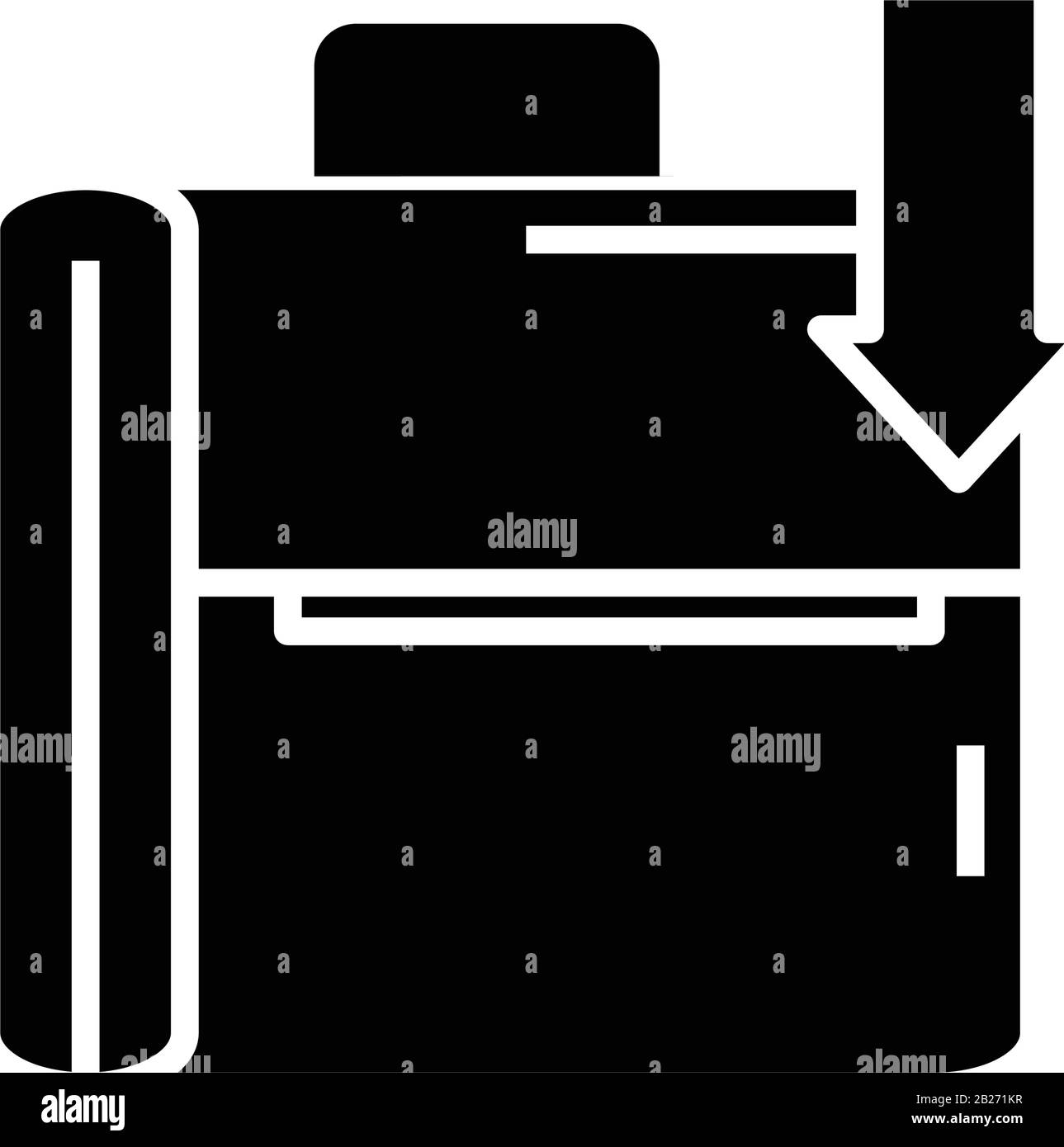 Hidden files black icon, concept illustration, vector flat symbol ... Hidden files black icon, concept illustration, vector flat symbol ...