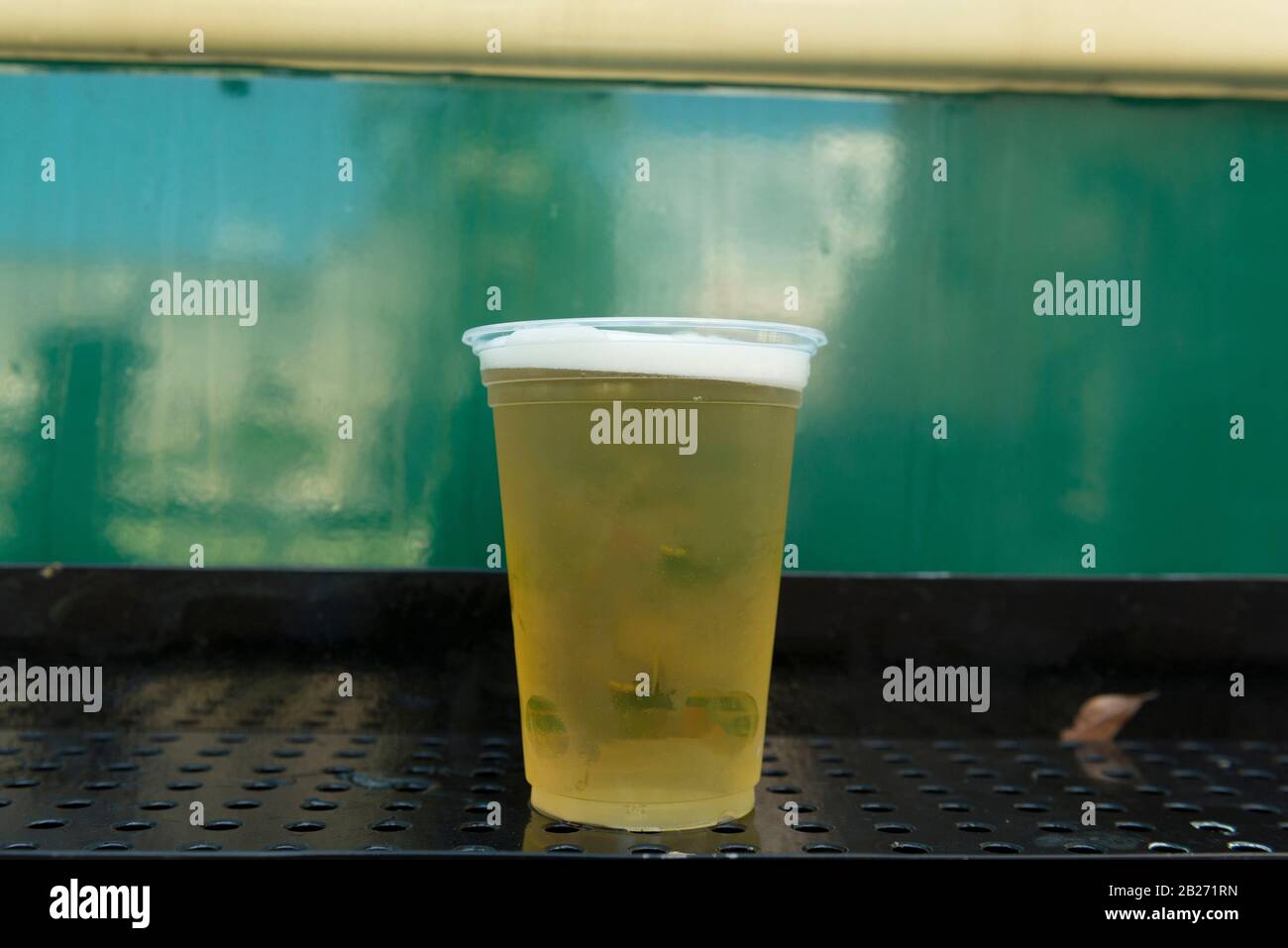 Beer in plastic cup hi-res stock photography and images - Alamy