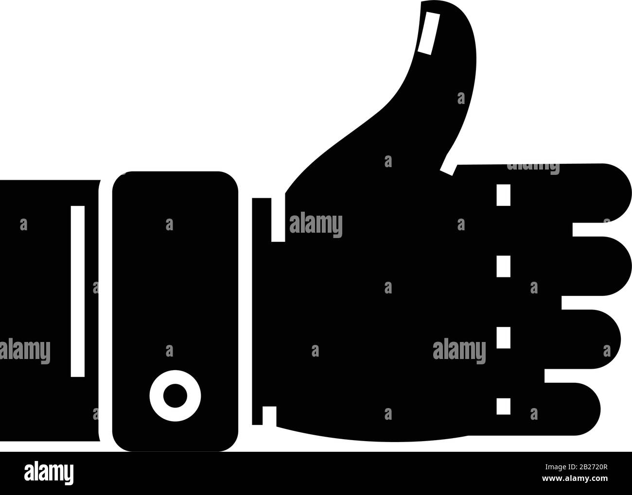 Good mark black icon, concept illustration, vector flat symbol, glyph ...