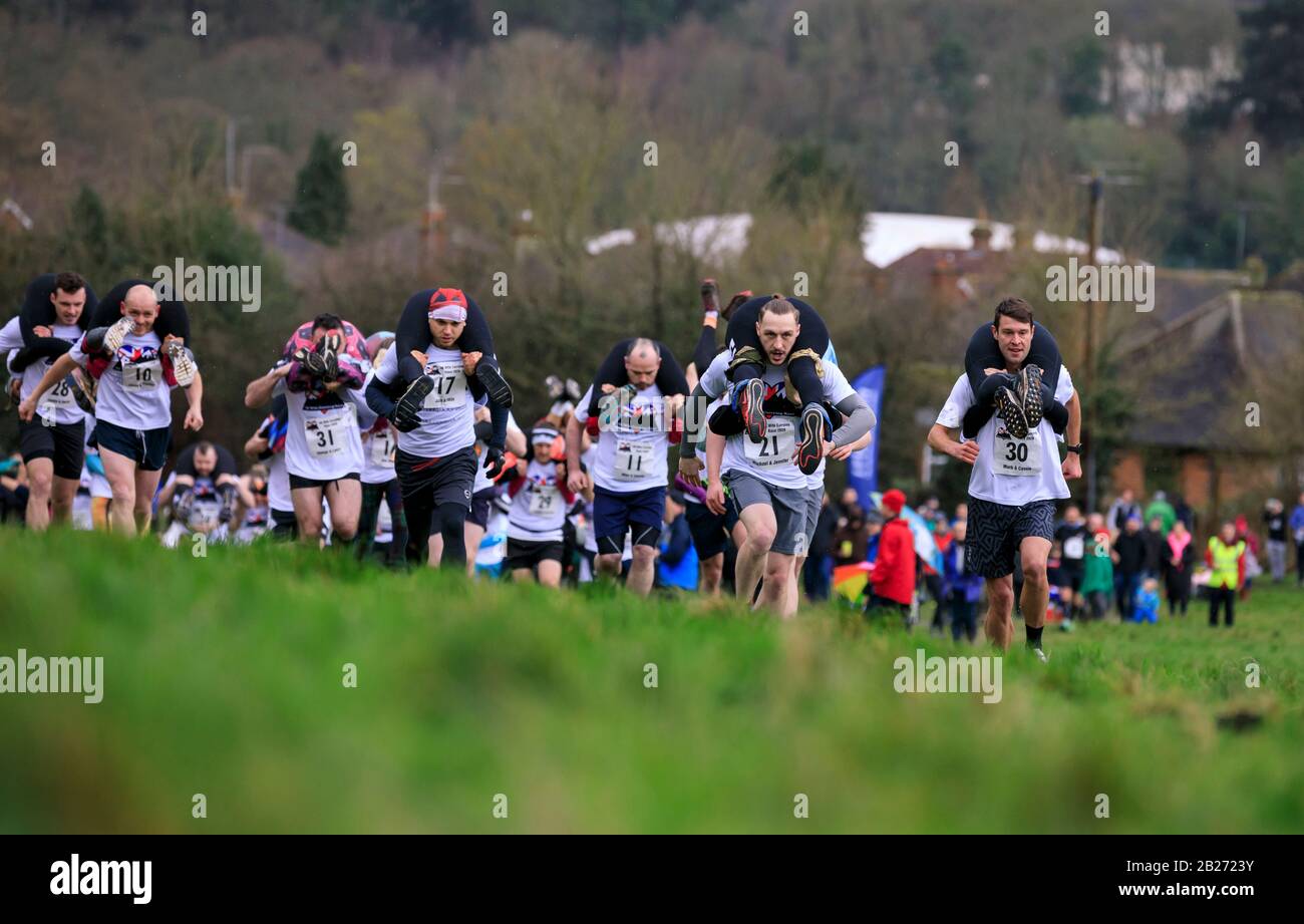 Michael Orwin and Jennifer Carter from Chesterfield pictured leading ...