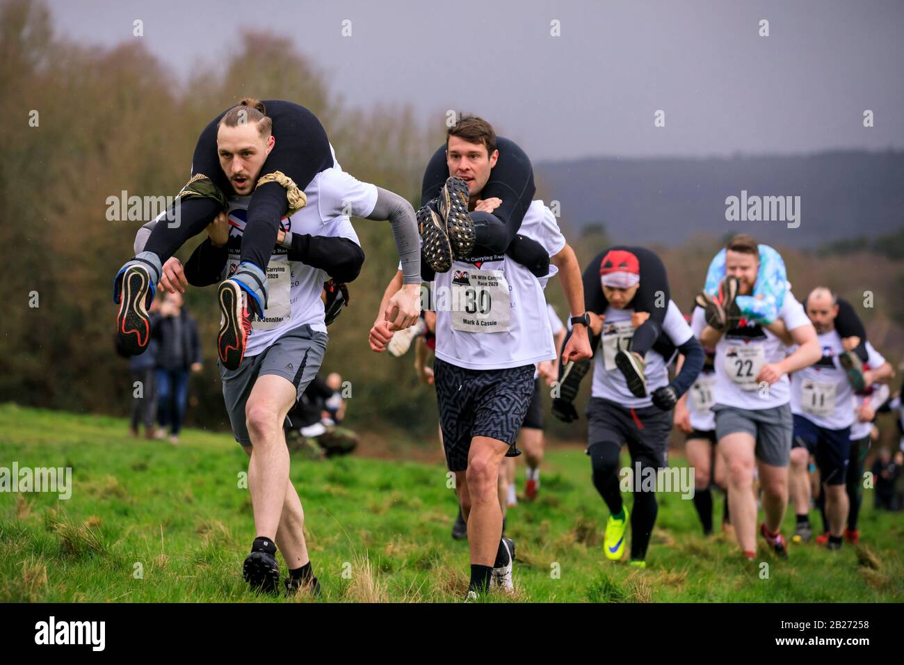 Michael orwin and Jennifer Carter from Chesterfield pictured leading ...