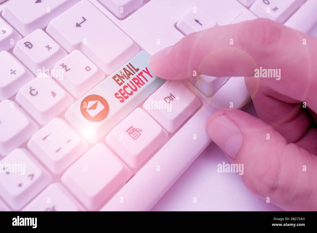 Conceptual hand writing showing Email Security. Concept meaning secure ...